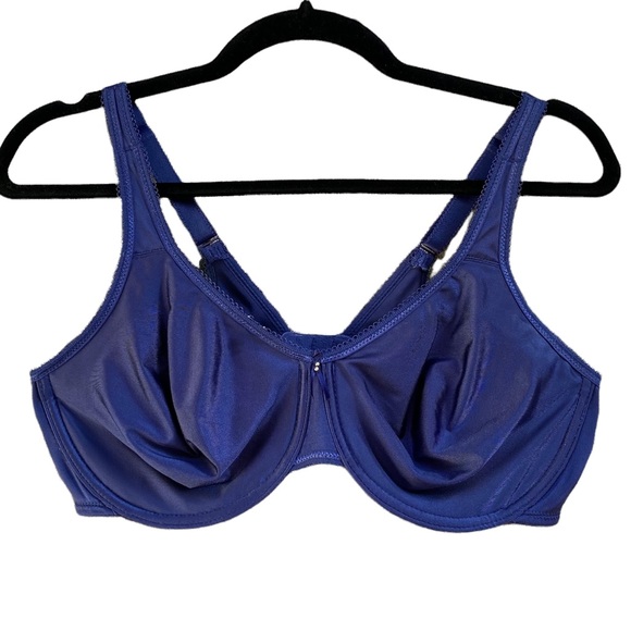 Wacoal | Intimates & Sleepwear | Wacoal Blue Basic Beauty Full Figure ...